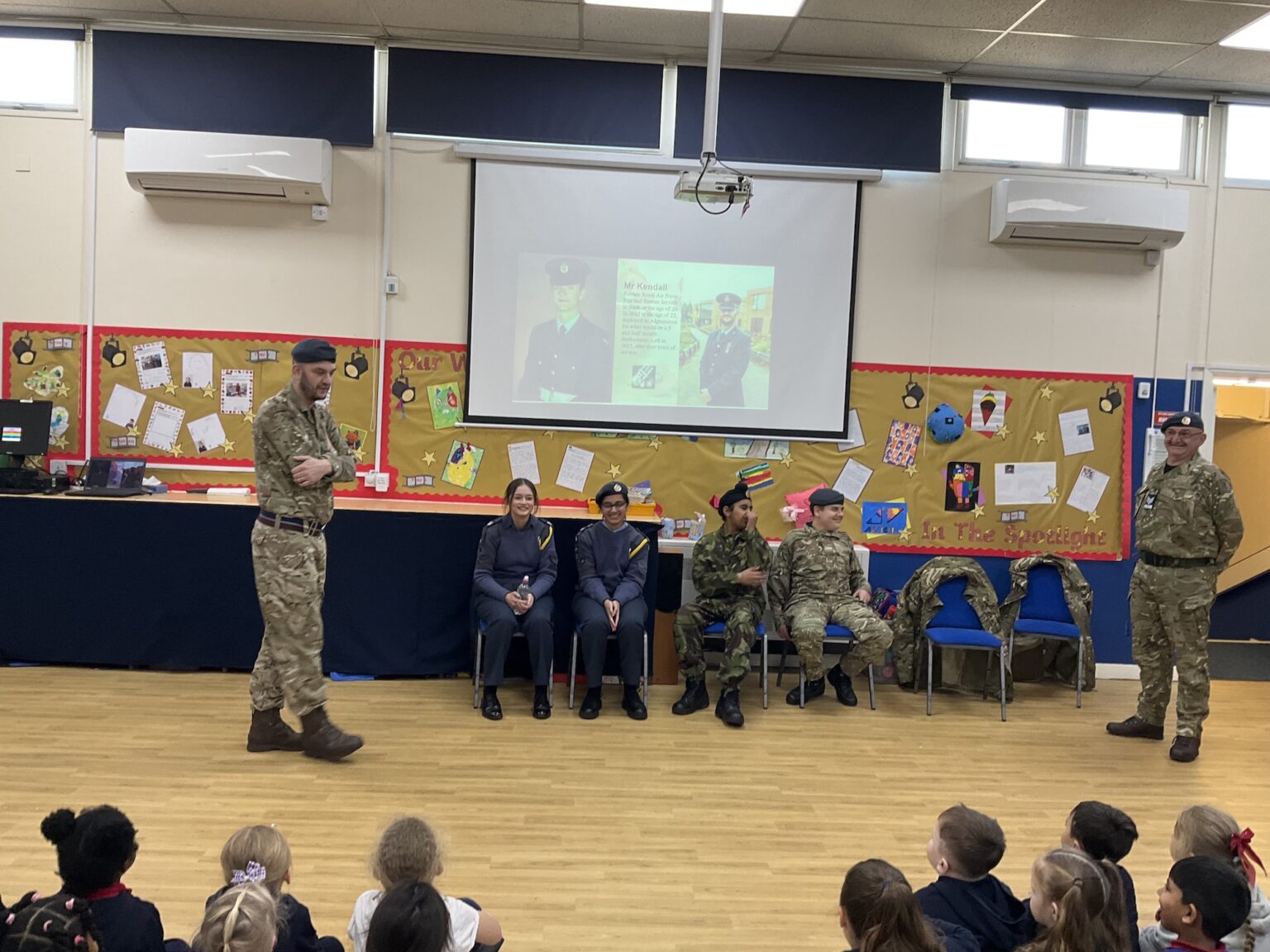 Cadets visit Whitgreave Primary School » Wednesfield Academy