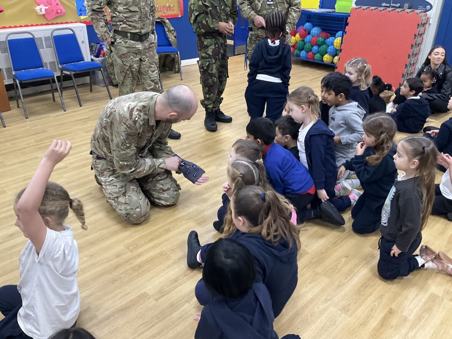 Cadets visit Whitgreave Primary School » Wednesfield Academy